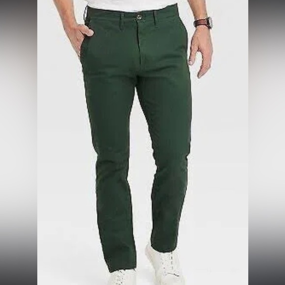 Goodfellow & Co | Pants | Mens Goodfellow Co Forest Green Slim Chino ...